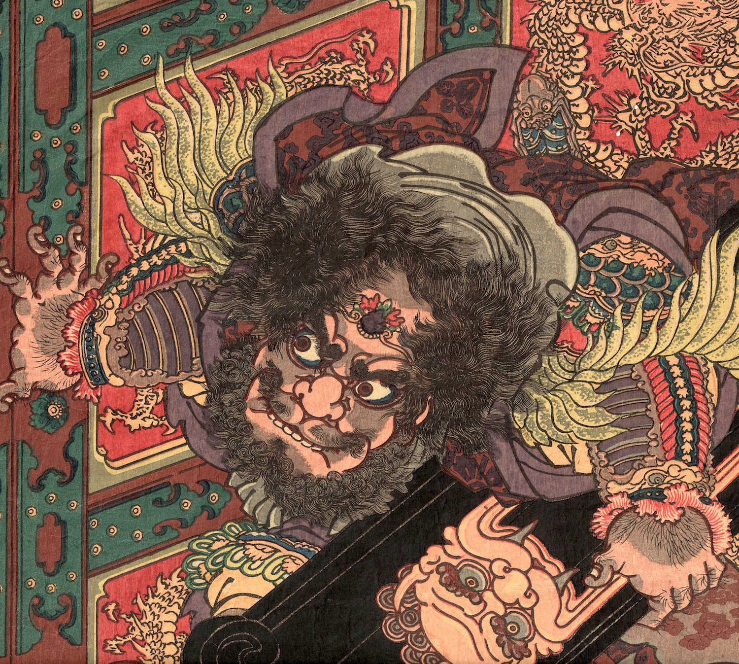 Kunisada, Battle Tales of the Han and the Chu - Fan Kuai